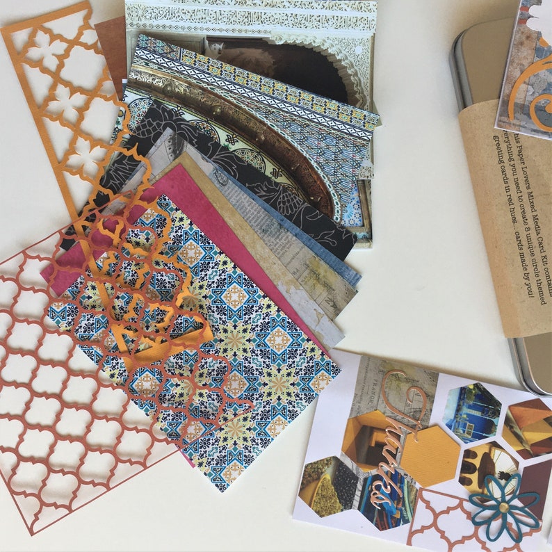 Card Making Kit Magical Moroccan Colours 8 Cards- Papercraft - Etsy