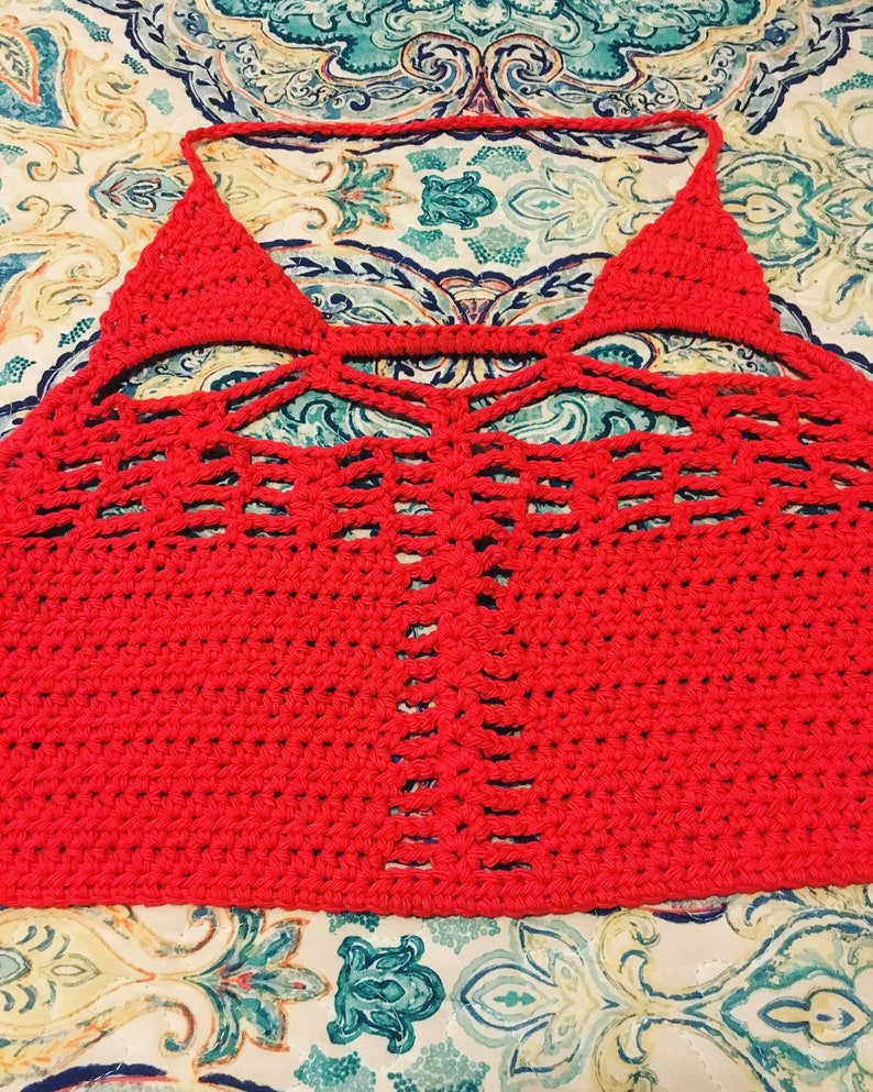 Crochet Pattern - Aye! Kitty Halter Top X Herb’n Fare - Etsy