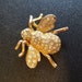 Vintage Gold Bee Pin - Etsy