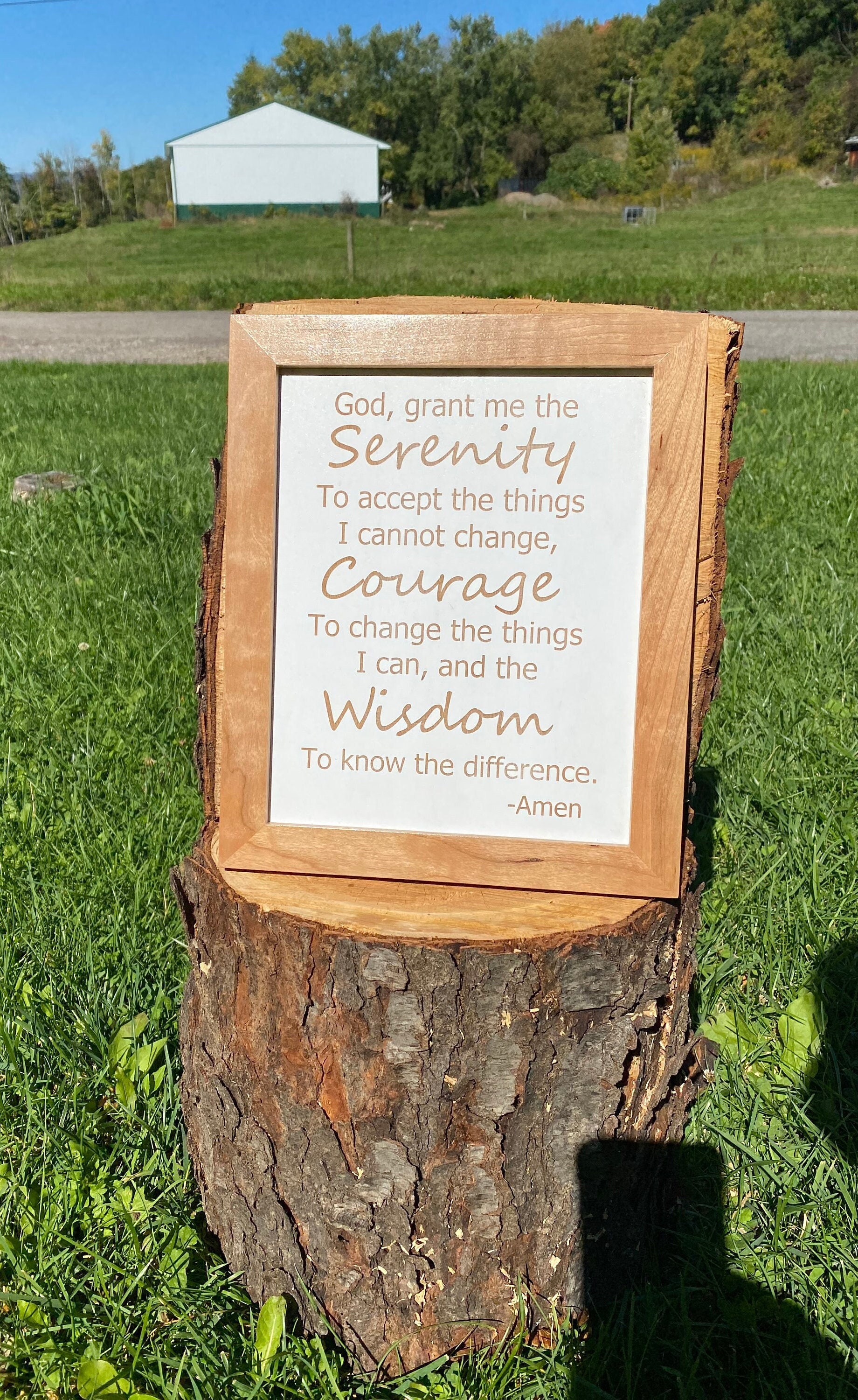Serenity Prayer Sign | Serenity Prayer | AA Gifts | Serenity Prayer ...