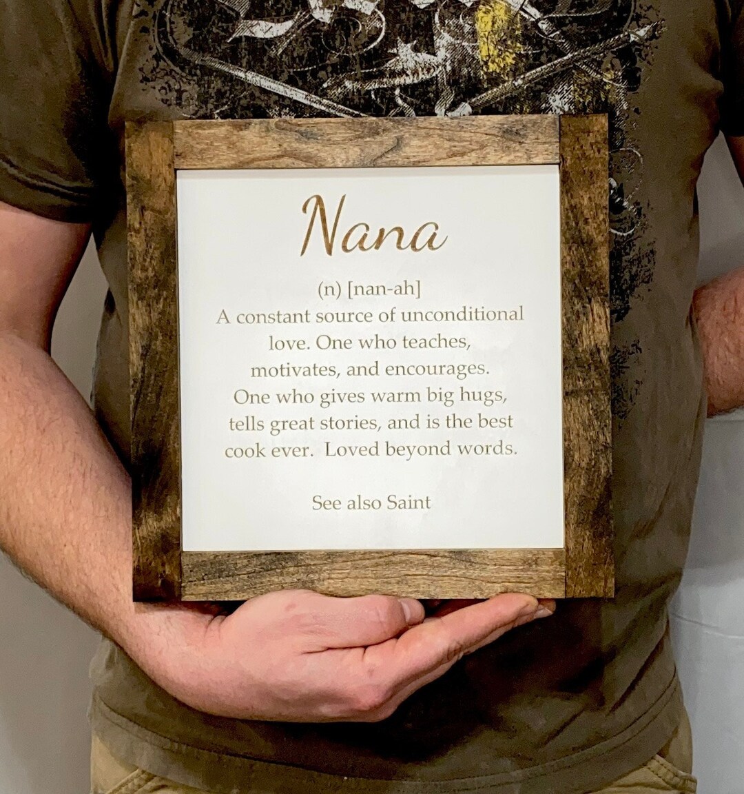 Nana Definition Sign | Nana Gift | Mothers Birthday Gift | Grandmother ...