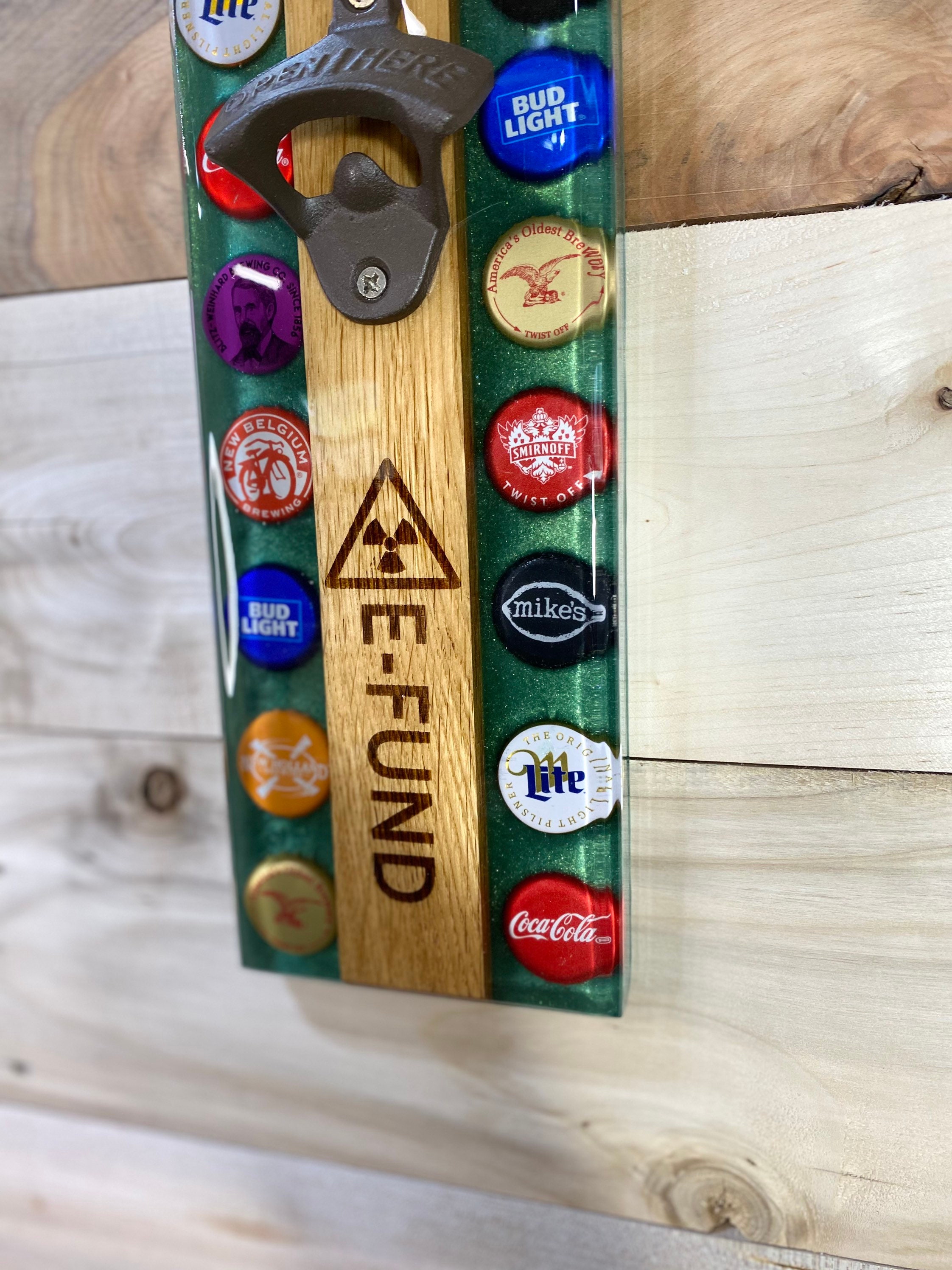 Fallout Themed Bottle Cap Magnetic Bottle Opener Fallout Decor Man Cave ...