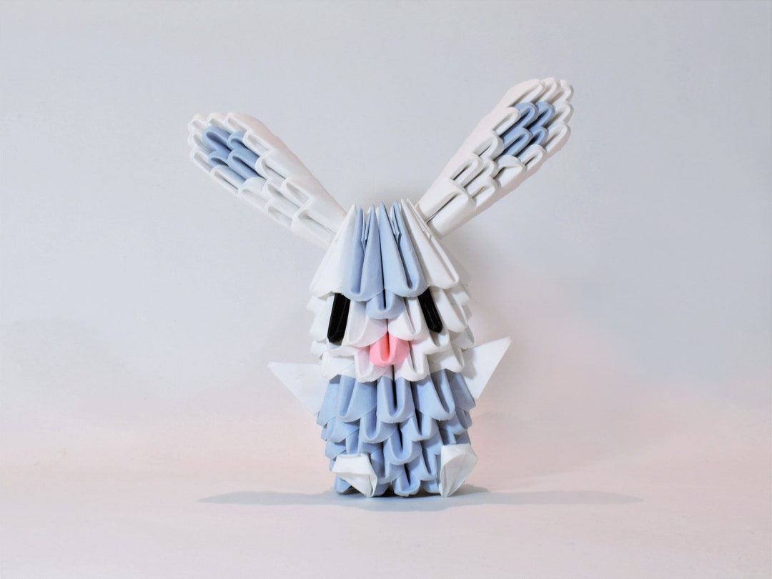 Rabbit - 3D Origami DIY - Etsy