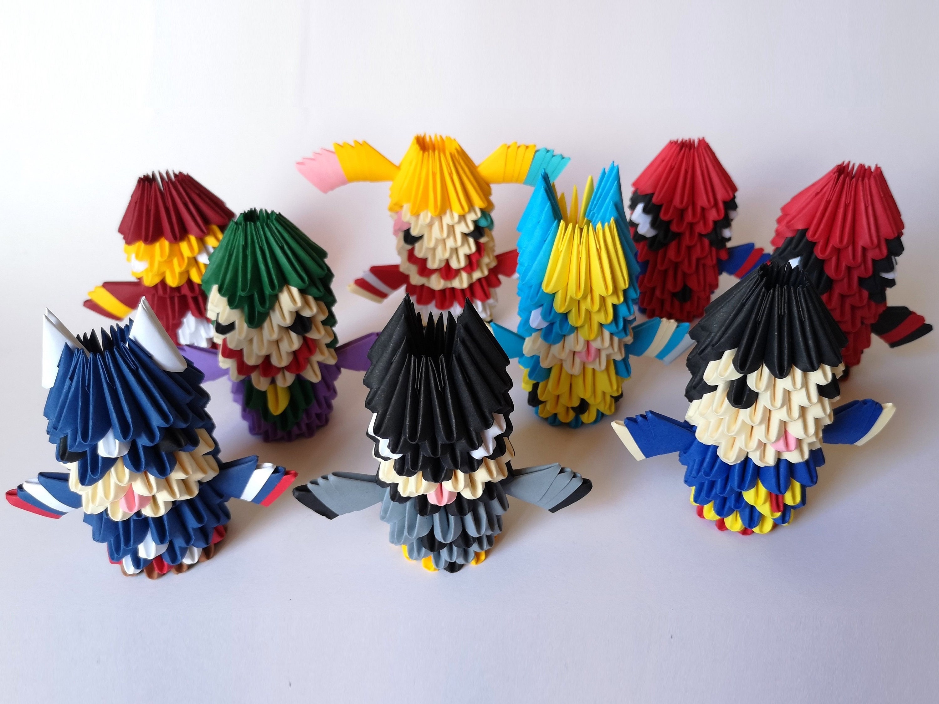 Captain America 3D Origami DIY - Etsy