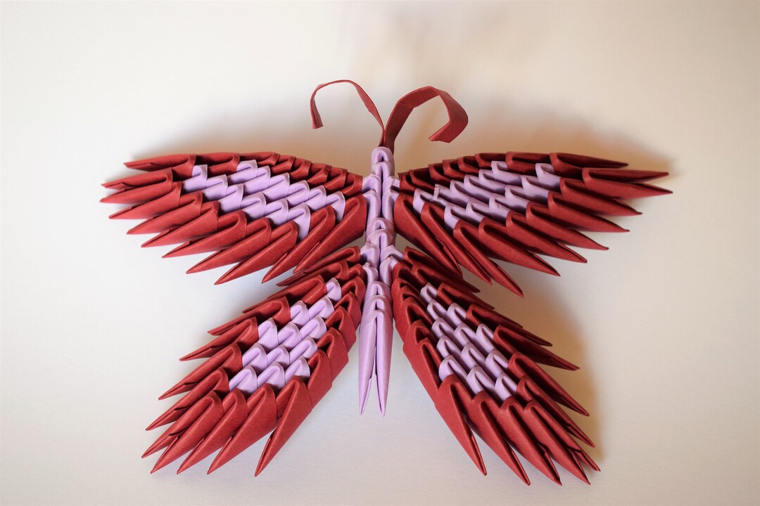 Butterfly - 3D Origami DIY - Etsy