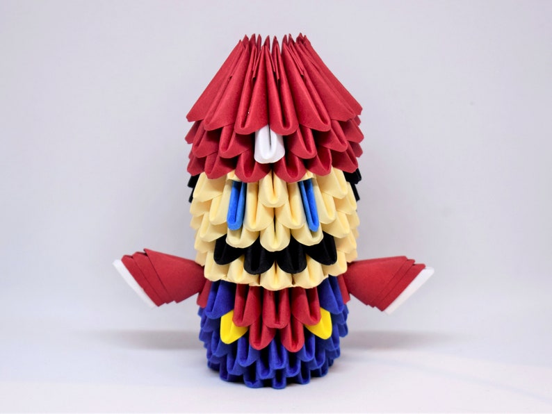 Mario - 3D Origami DIY - Etsy