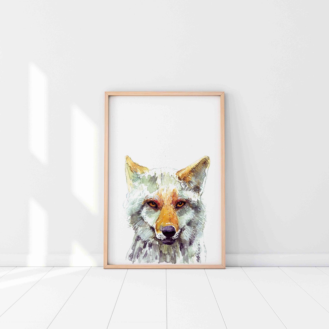 Wolf Print, 29,7x42 Cm, Animal, Wolf Poster, Wolf Art, Wolf Watercolour ...