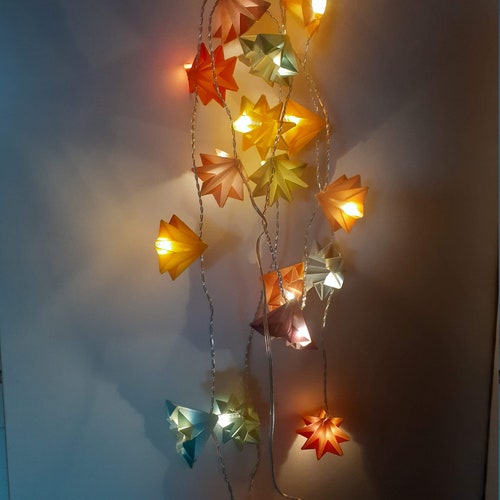 Origami Paper Lantern LED Fairylights - Etsy