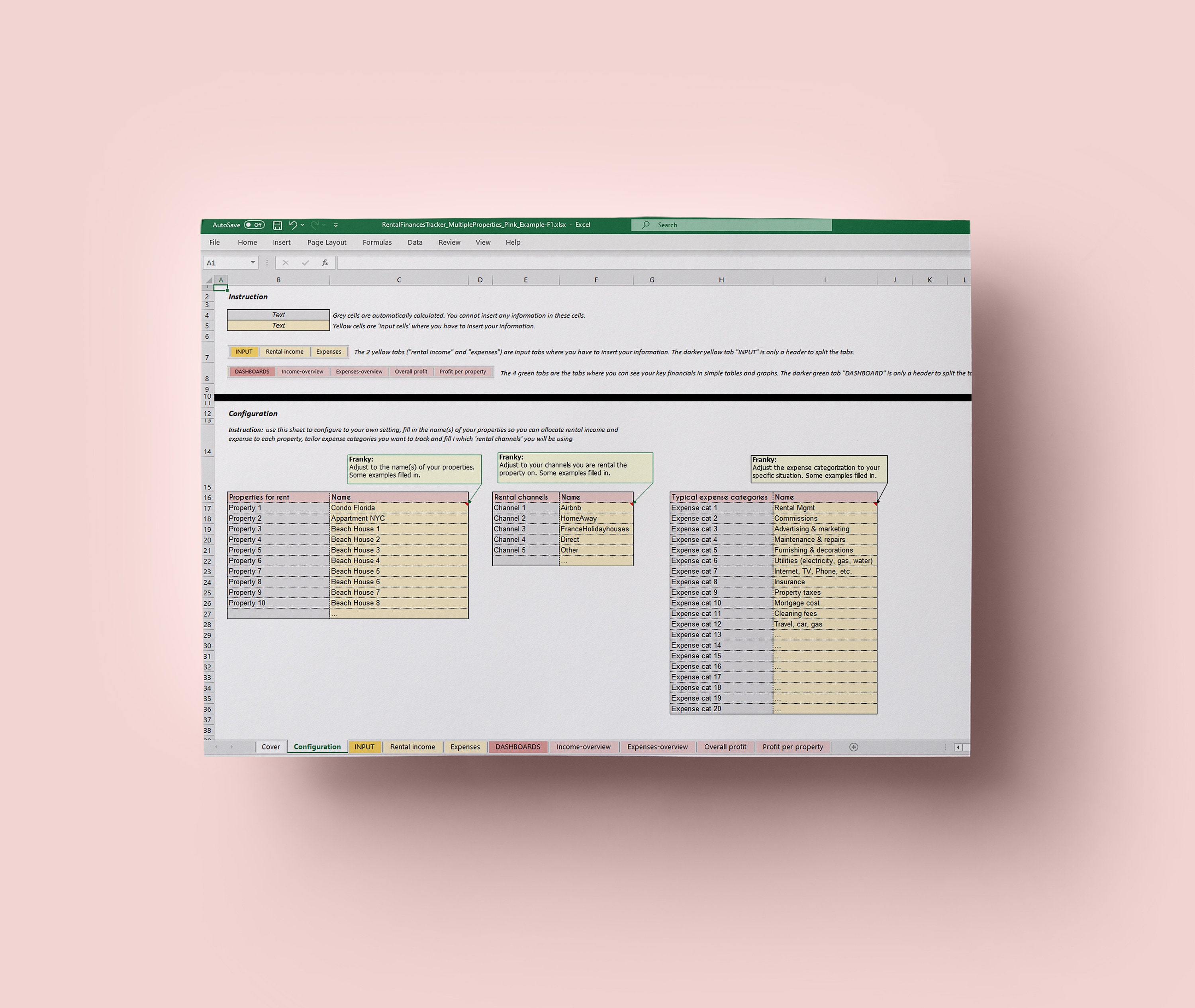 Rental Bookkeeping For Up To 10 Properties Airbnb Tracking Etsy