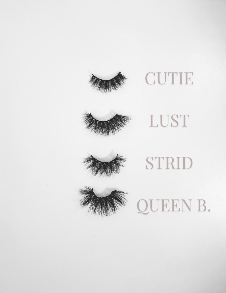 Dramatic Wispy 3D 22mm Fluffy Mink Fur Eye Lashes Beauty - Etsy