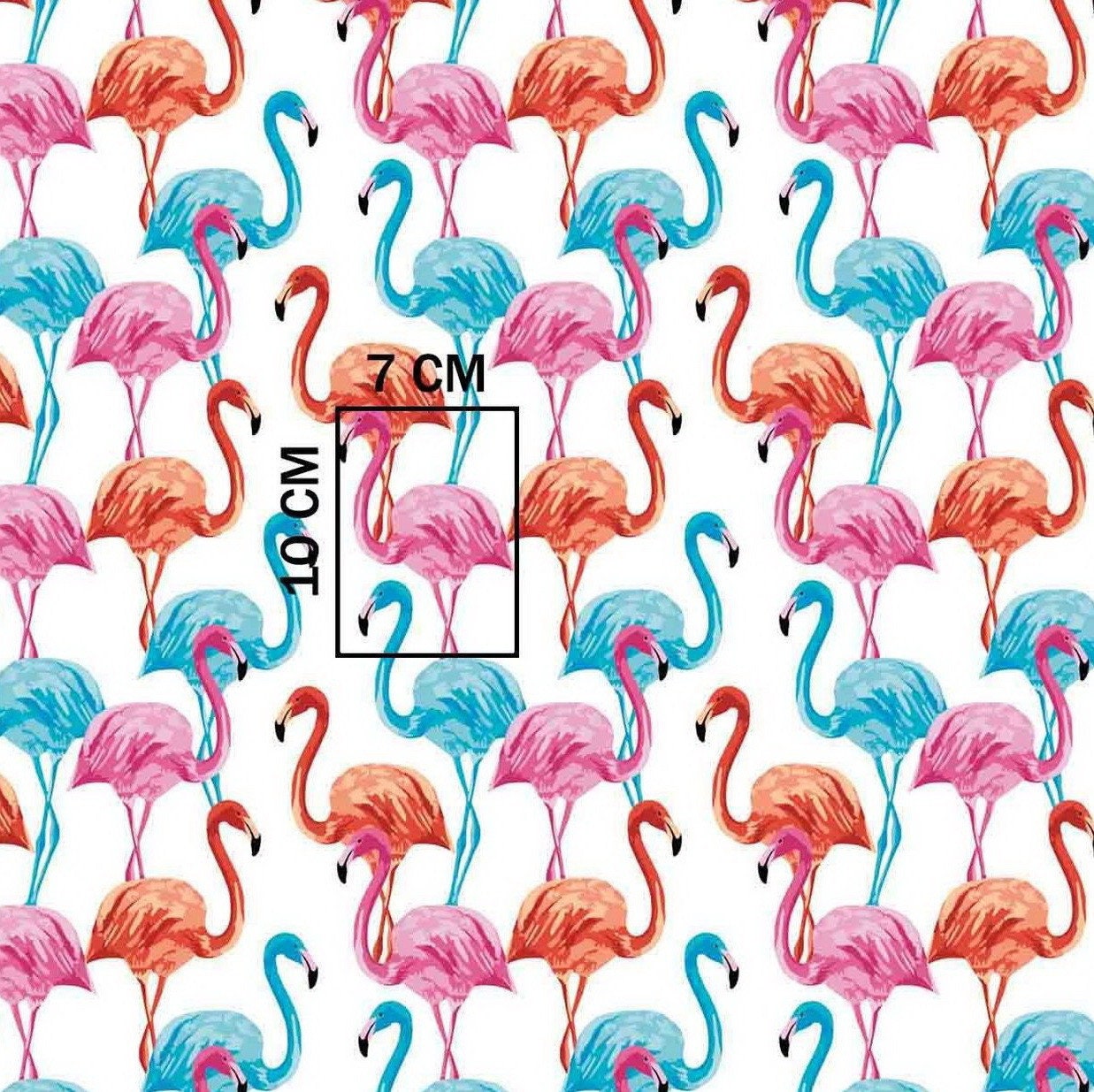 Flamingo fabric by the yard Cotton fabric Kids fabric | Etsy
