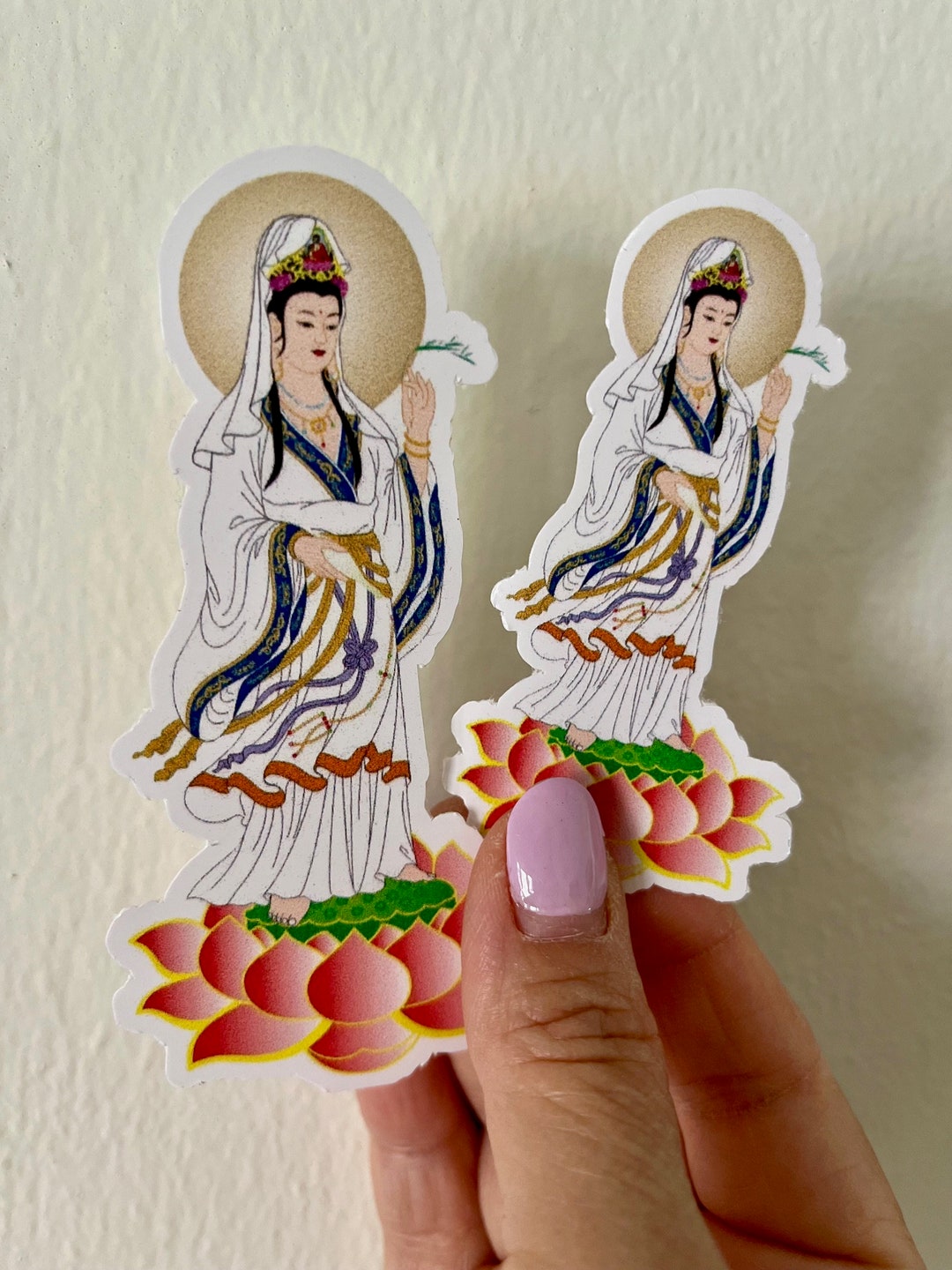 2x Guanyin Bodhisattva Buddha Bodhisattva Car Bumper Laptop iPad Wall ...
