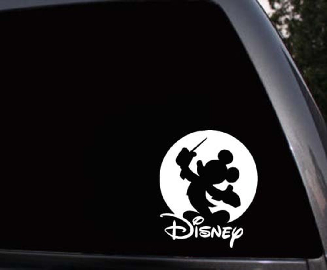 Cartoon Mickey Mouse Music Conductor Vinyl Sticker Decal - Etsy