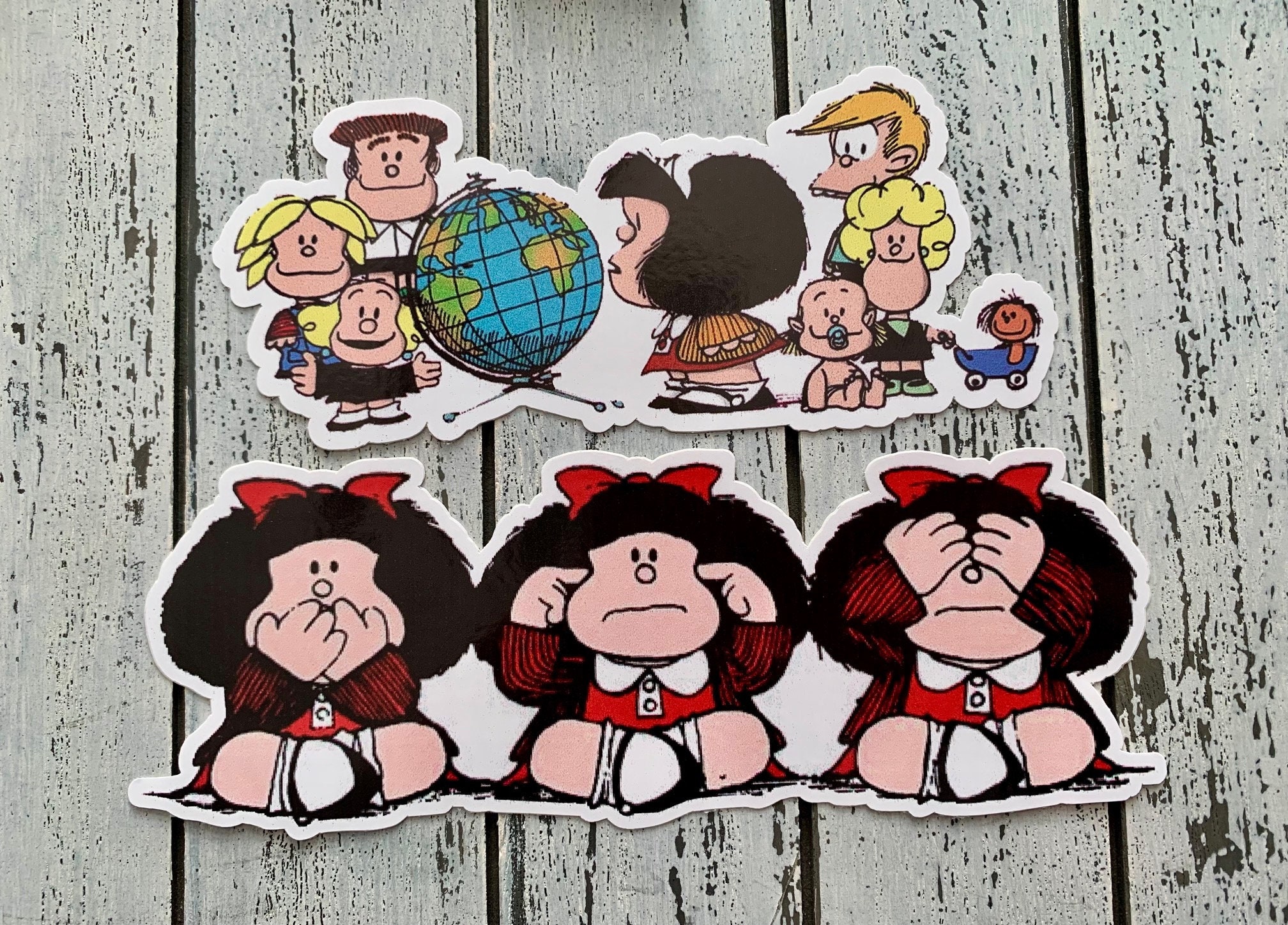 Mafalda Comic Cartoon Vinyl Decal Sticker - Etsy