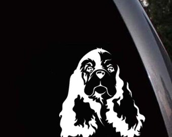Cocker Spaniel Decal | Etsy