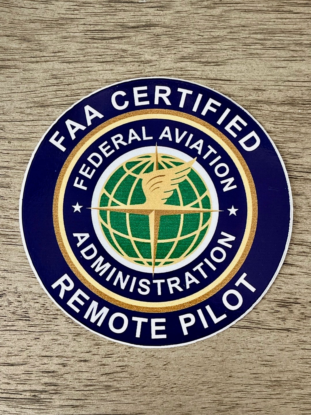 Certified Remote Pilot FAA Vinyl Decal Sticker - Etsy