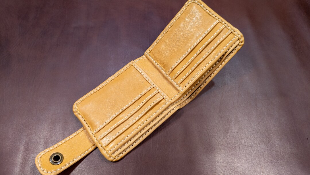 Bifold Wallet PDF Sewing Pattern, Leather Men's Bifold Wallet, Tutorial ...