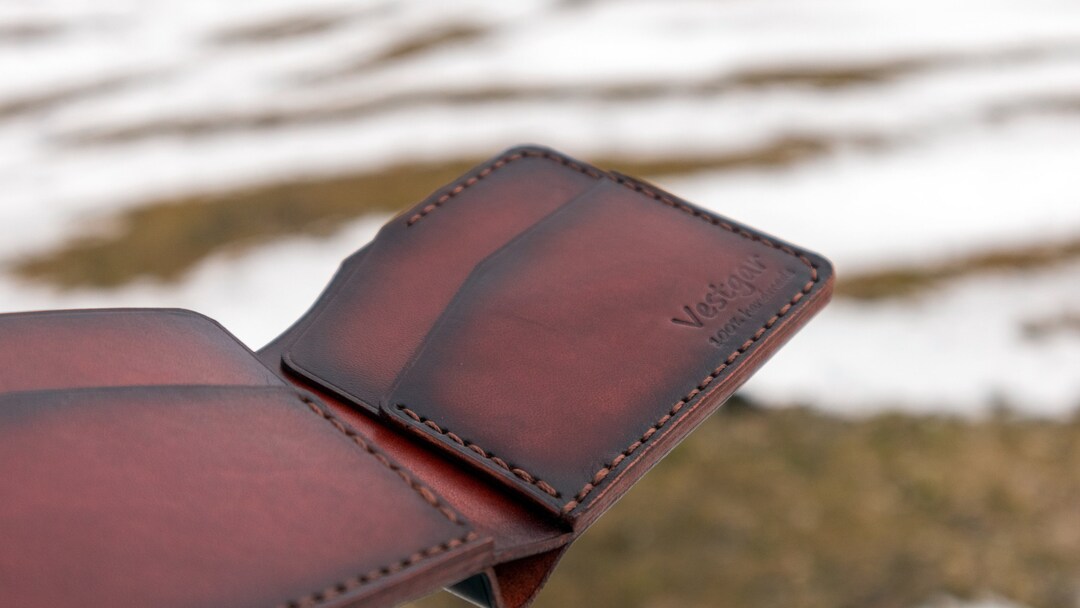 Compact Leather Bifold PDF Sewing Pattern, Leather Men's Bifold Wallet ...