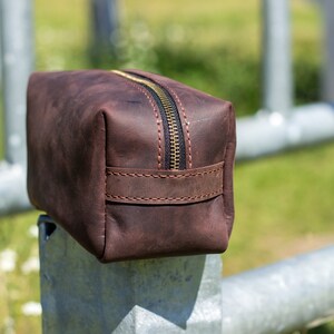 Cosmetics Dopp Kit PDF Sewing Pattern, Leather Dopp Kit, Toiletry Bag ...