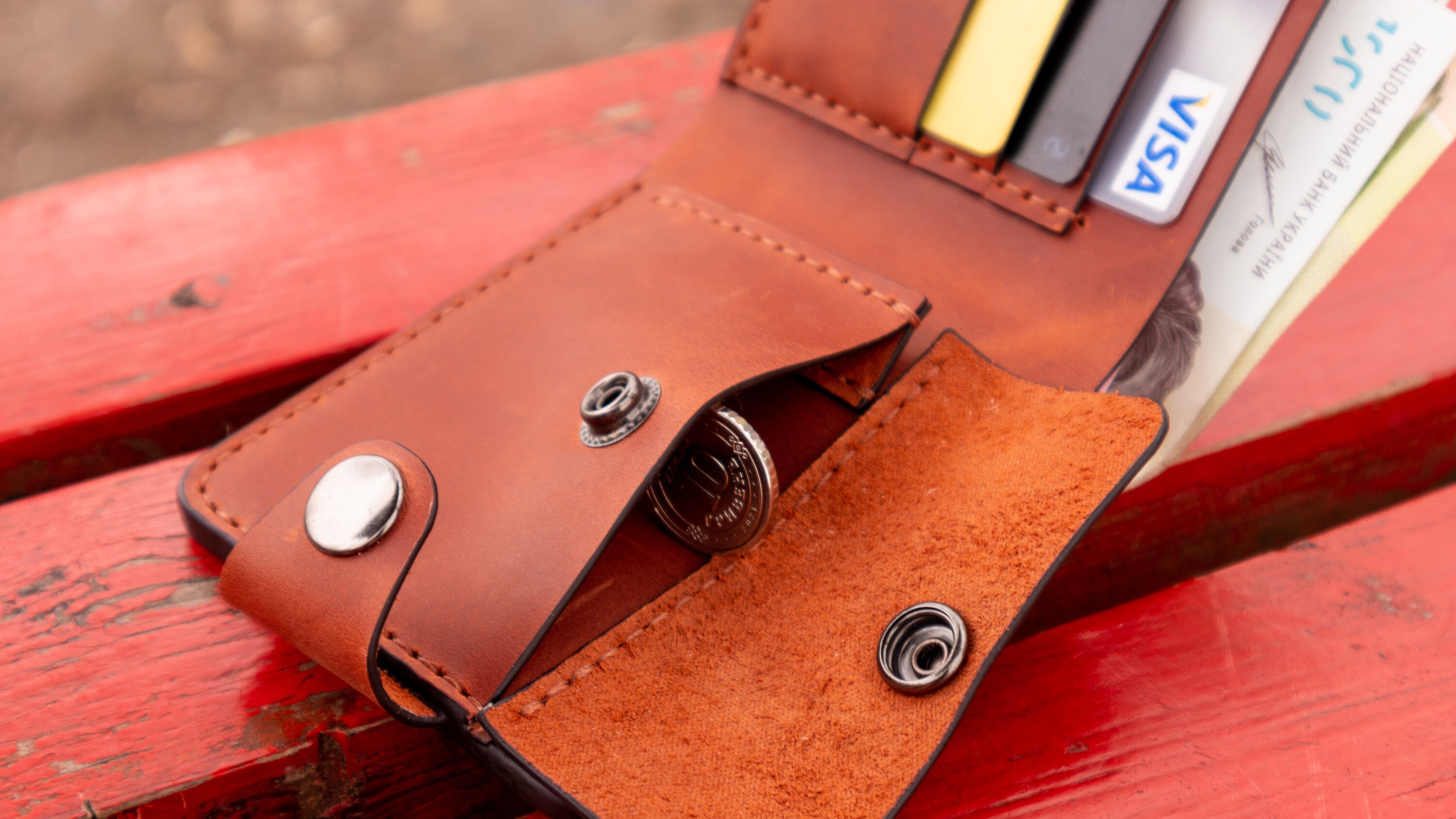 Wallet PDF Sewing Pattern, Simple and Durable Leather Wallet, Bifold ...