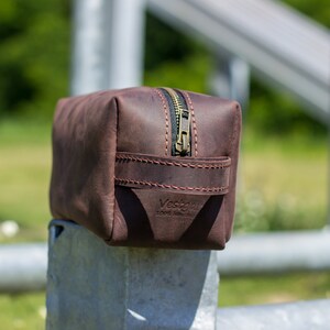 Cosmetics Dopp Kit PDF Sewing Pattern, Leather Dopp Kit, Toiletry Bag ...