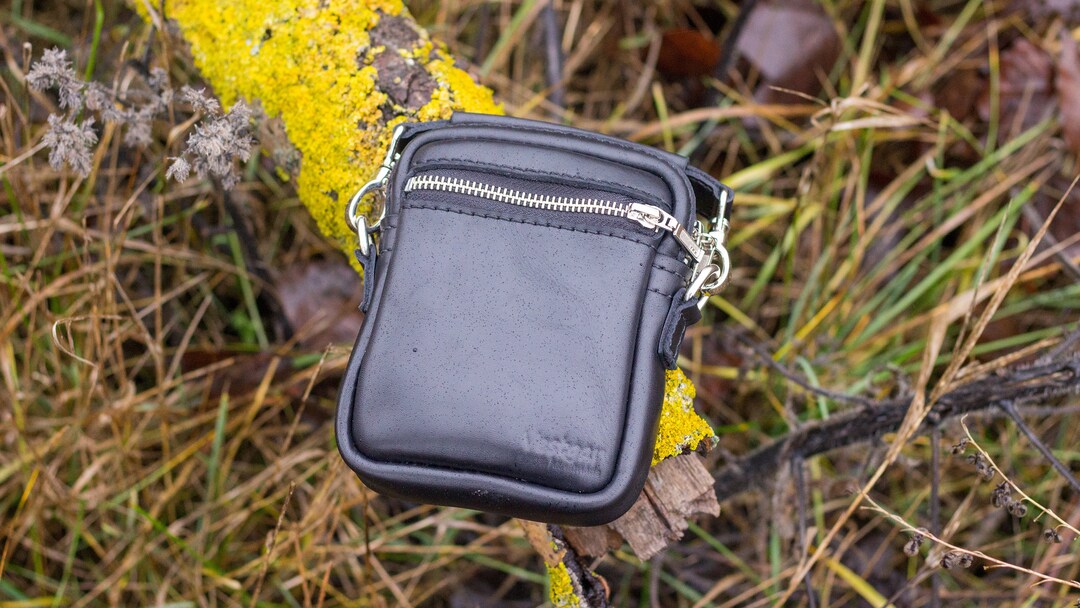 Mini Bag PDF Sewing Pattern, Leather Men's Mini Bag, Tutorial Video ...