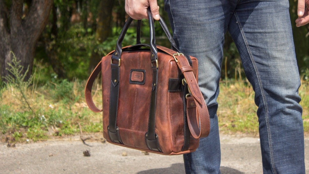 Bag PDF Sewing Pattern, Leather Men's Travel Bag - Etsy