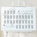 Our Favourite People Seating Chart, Travel Wedding Seating Plan ...