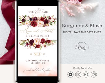 Save the Date Email Template - Etsy UK