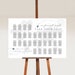 Our Favourite People Seating Chart, Travel Wedding Seating Plan ...