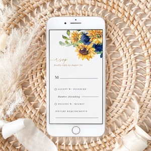 IVY Rustic Wedding Invitation Download, Wedding Invitations Sunflower ...