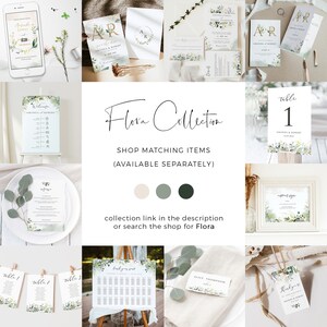 FLORA Electronic Wedding Invitation With Rsvp Rustic, Rustic Wedding ...