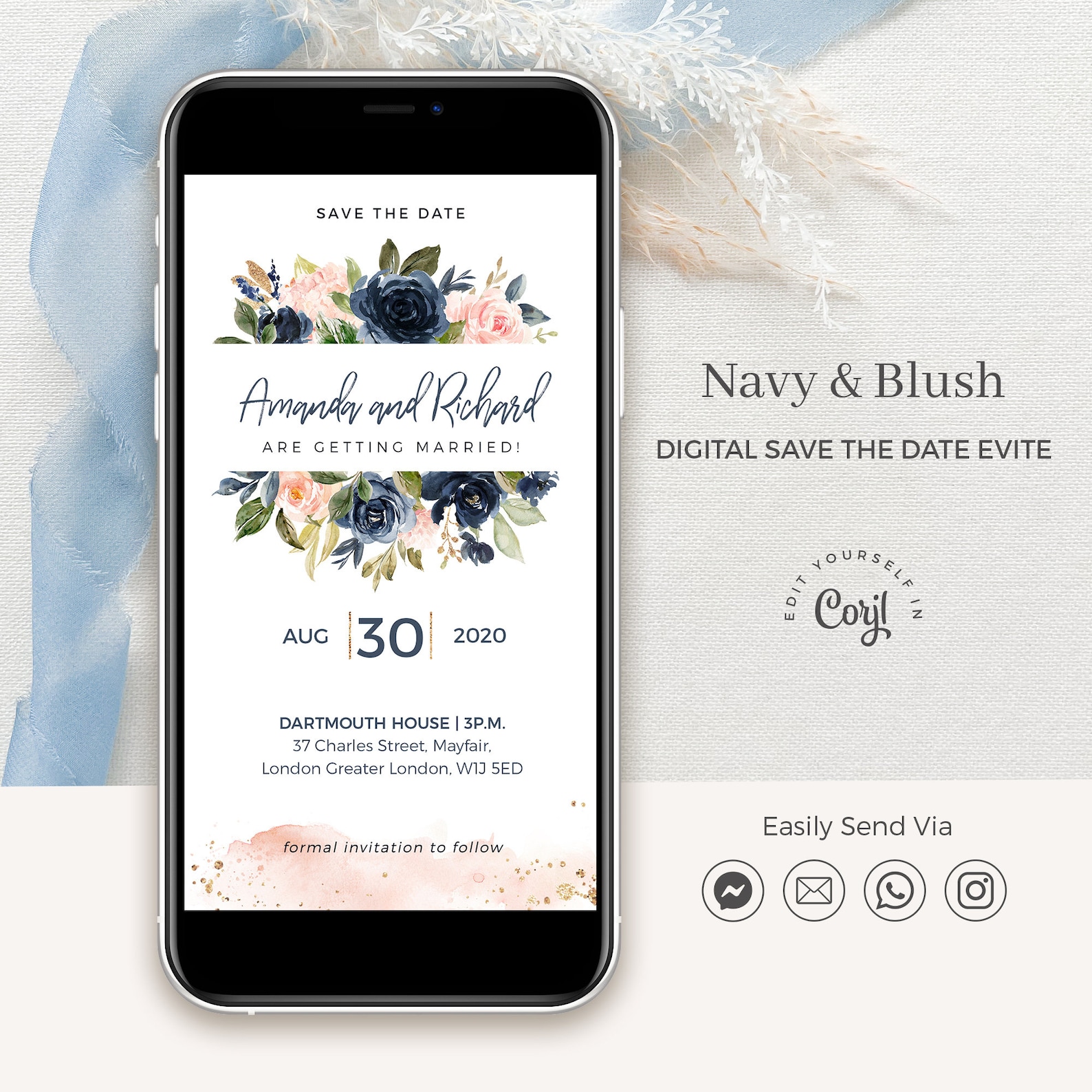 Electronic Wedding Invitations Electronic Invitations - Etsy
