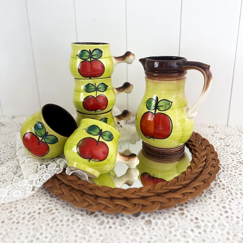 Apfel motiv tasse - Etsy.de