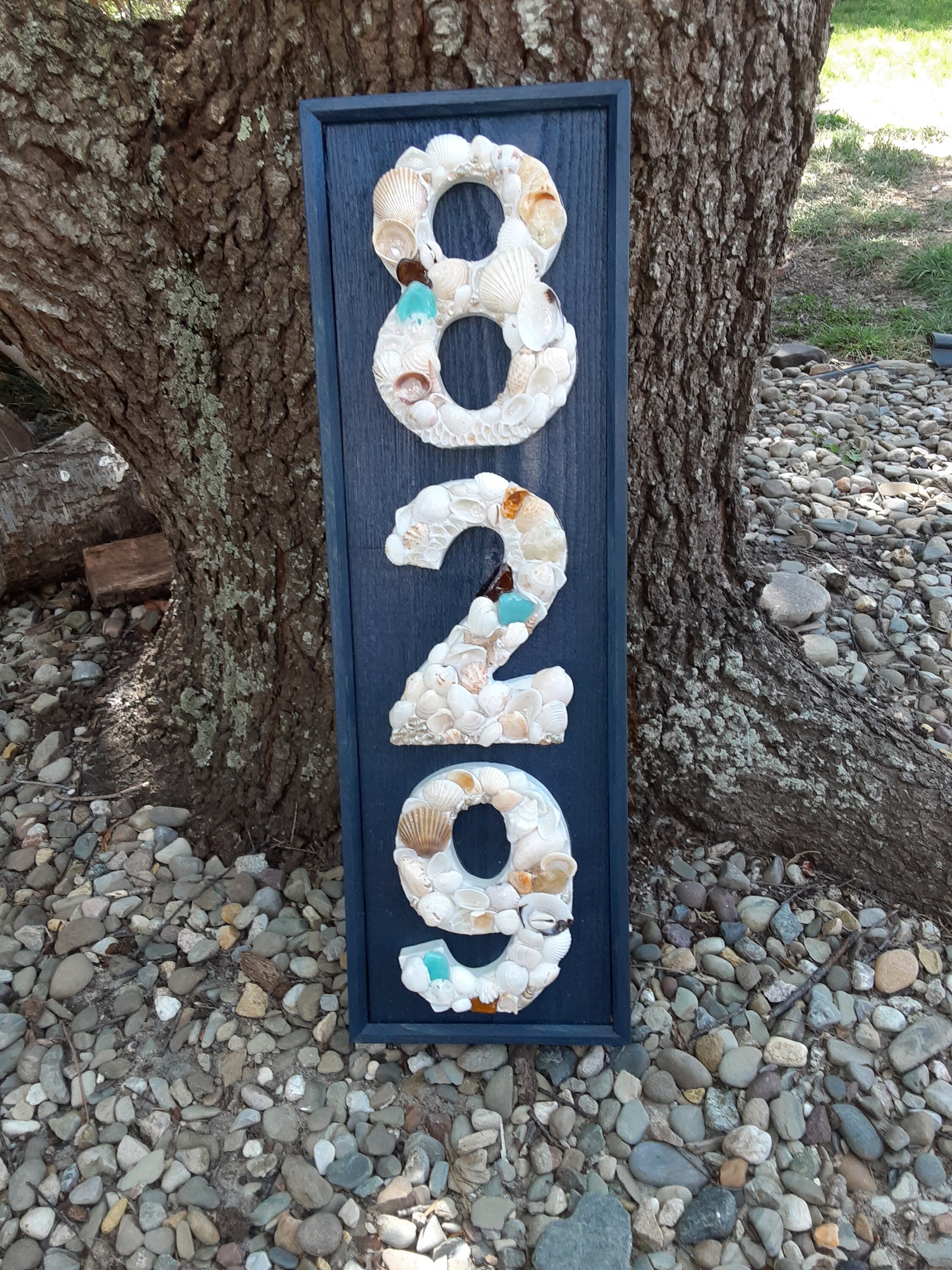 Shell Address Plaque - Etsy