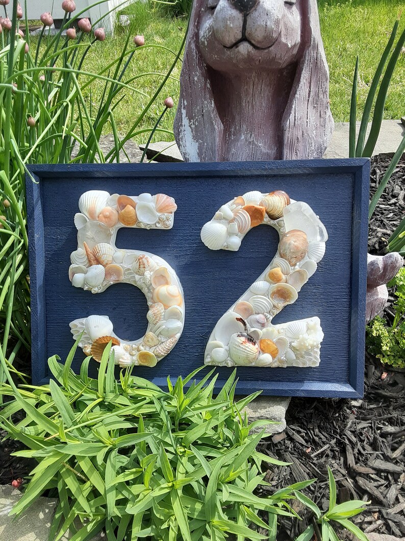 Shell Address Plaque - Etsy