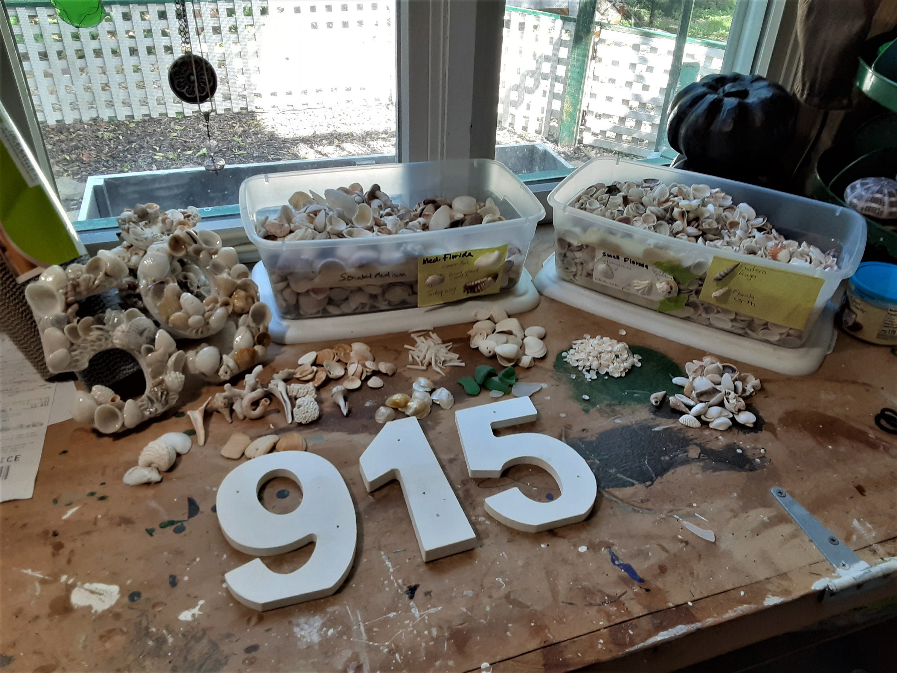 Shell Address Plaque - Etsy