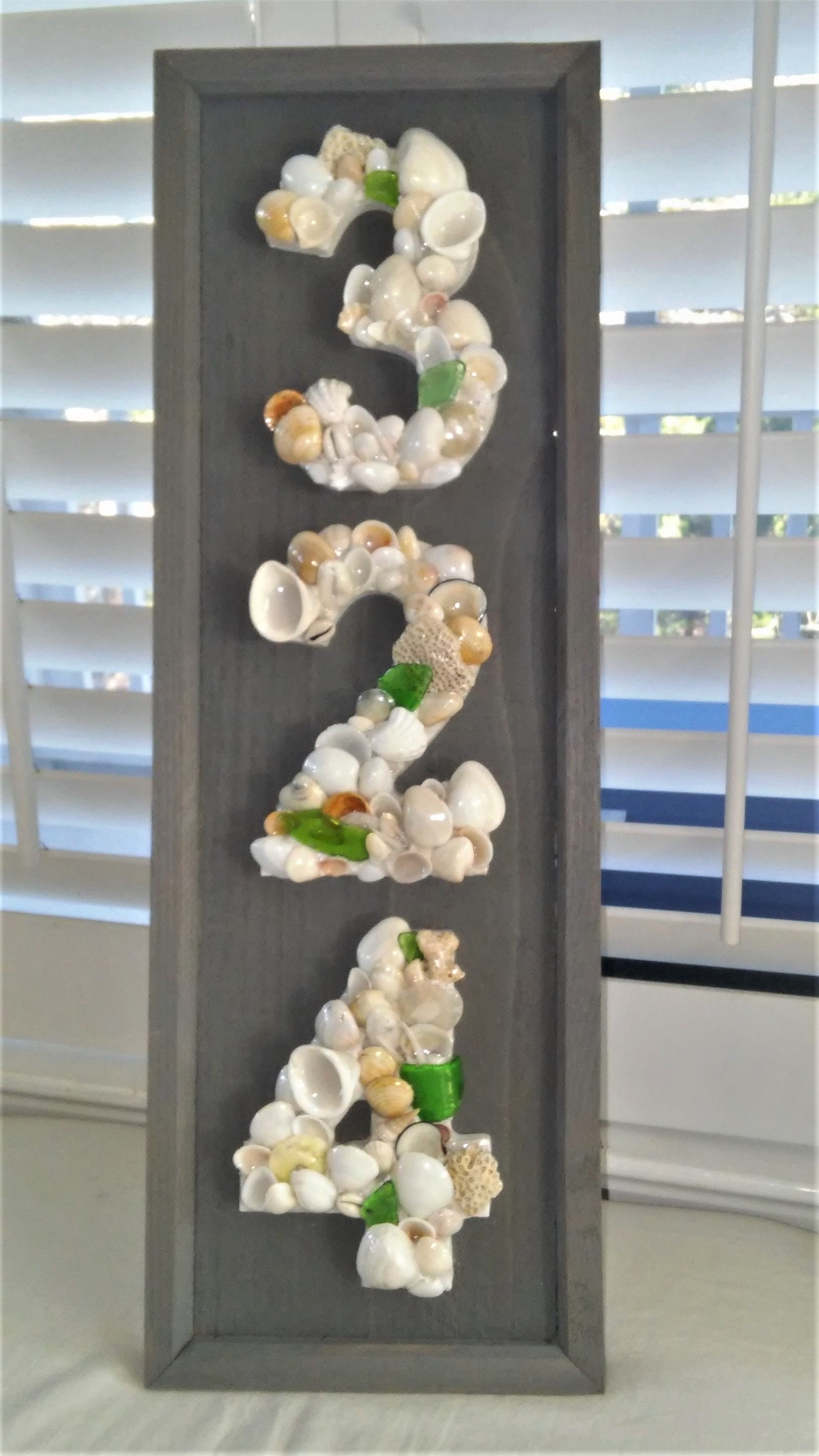 Shell Address Plaque - Etsy