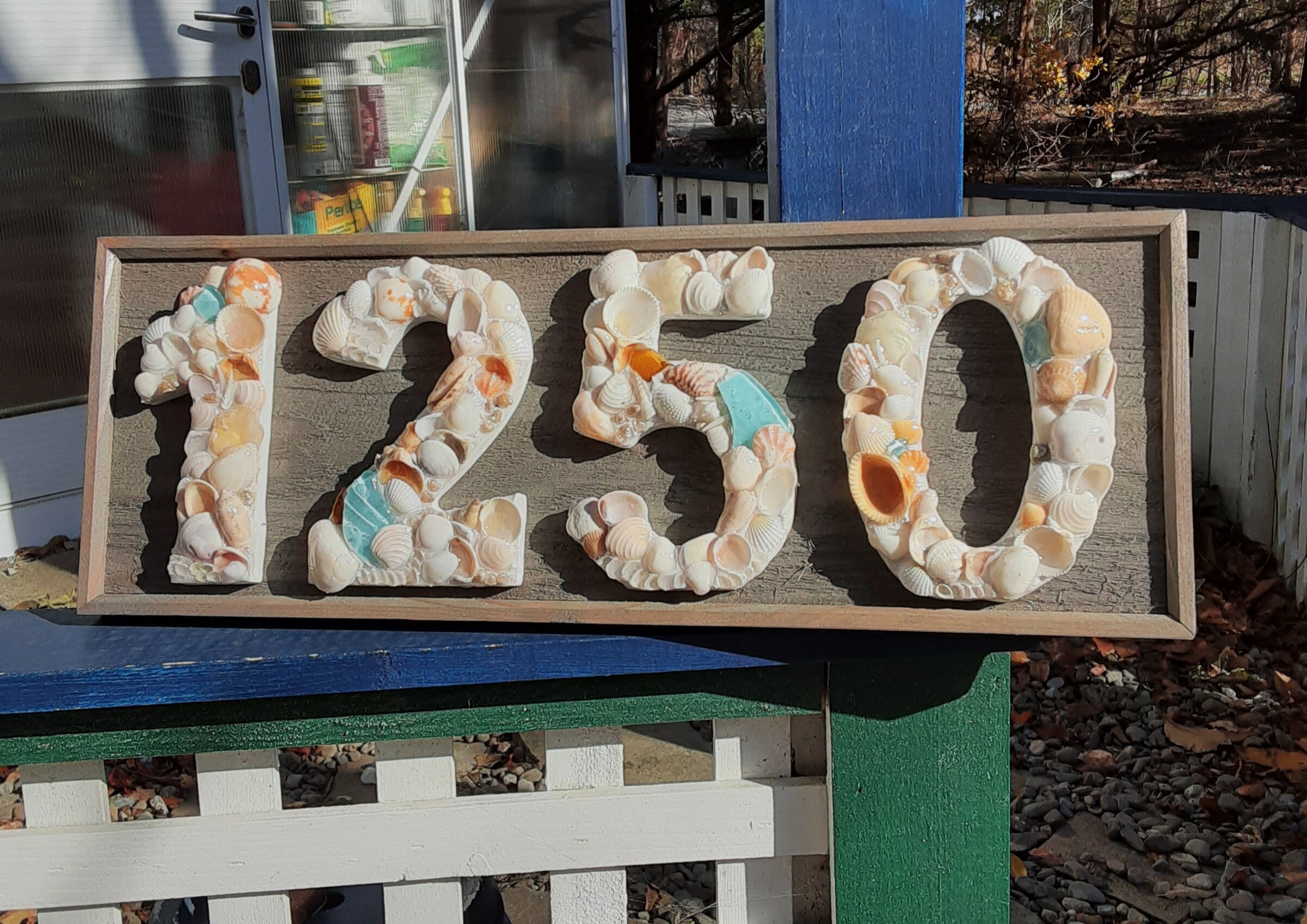 Shell Address Plaque - Etsy