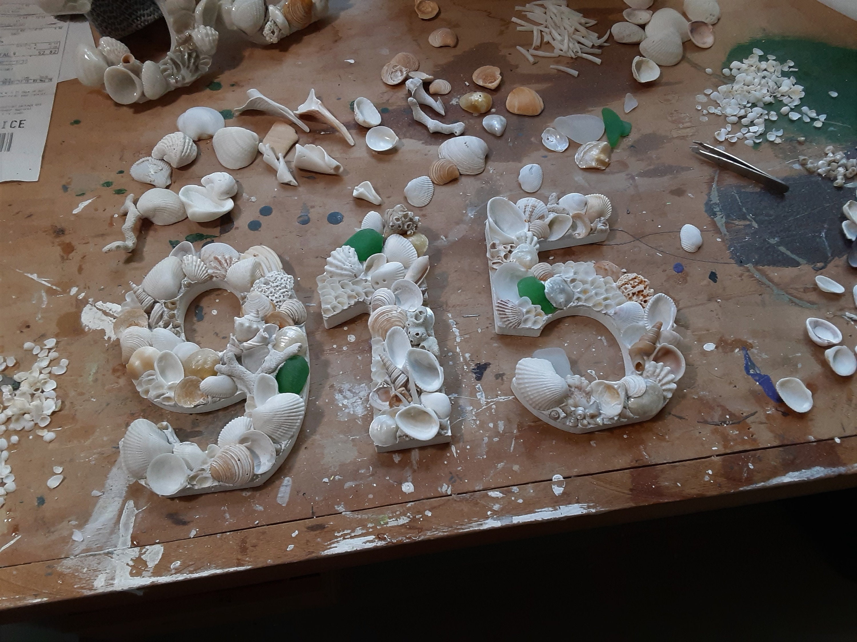 Shell Address Plaque - Etsy