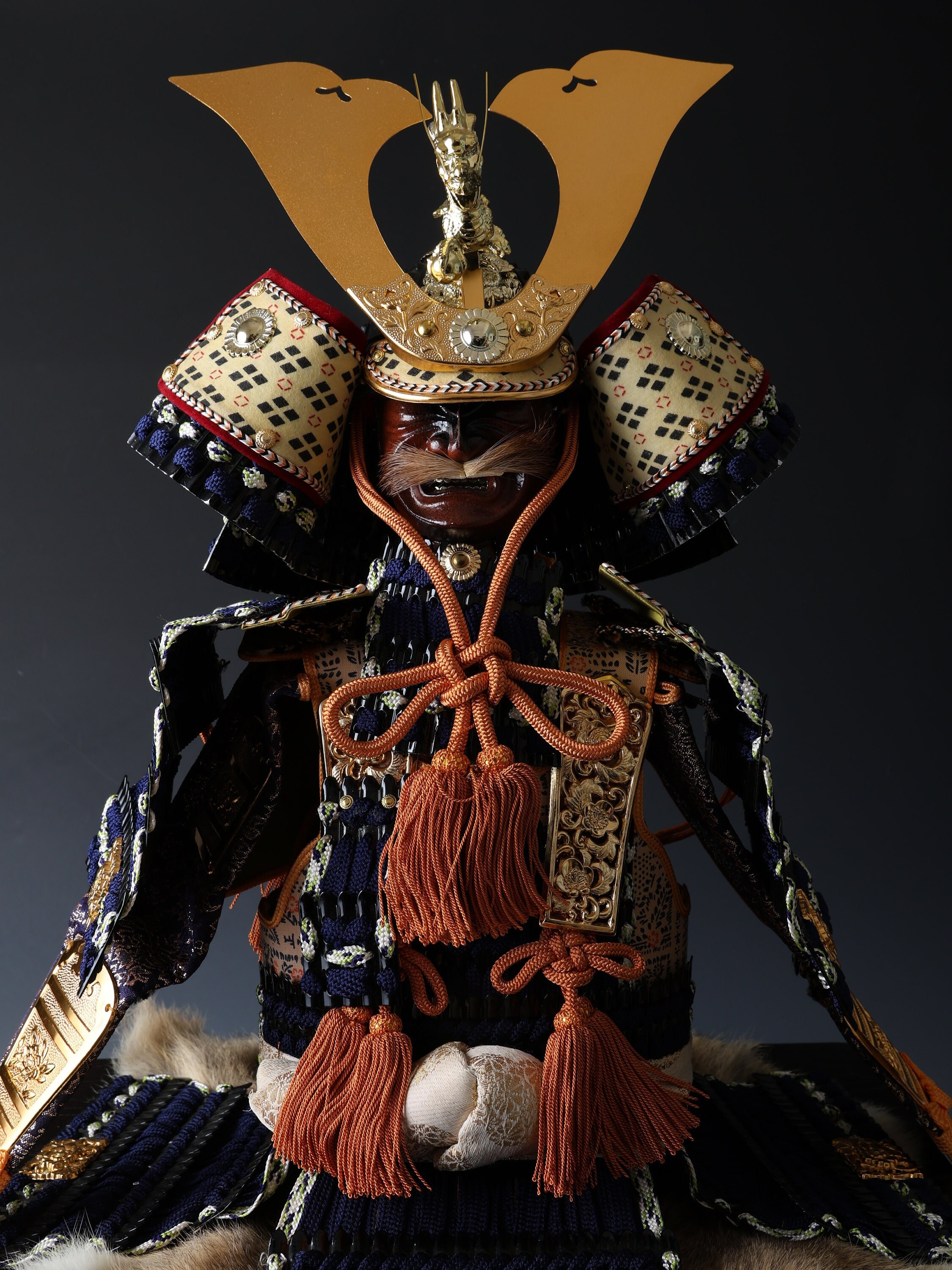 Vintage Japanese Samurai Figure Doll – Sengoku Era Armor, Tsushima ...