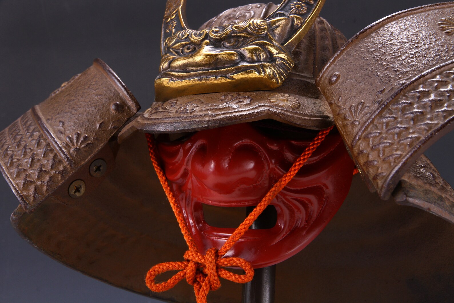 Vintage Japanese Samurai Helmet ogre Middle Size With a Mask - Etsy