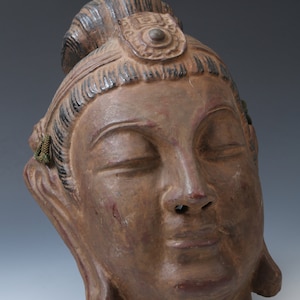 Old Vintage Large Size Paper Clay Buddhism Mask buddha Early - Etsy