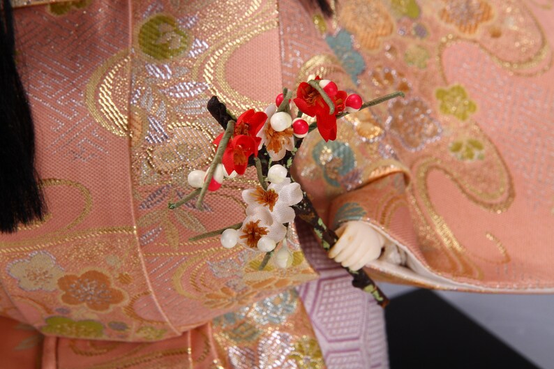 Japanese Real Gofun Kyo Doll kawaii Gosho Doll Ichimatsu - Etsy