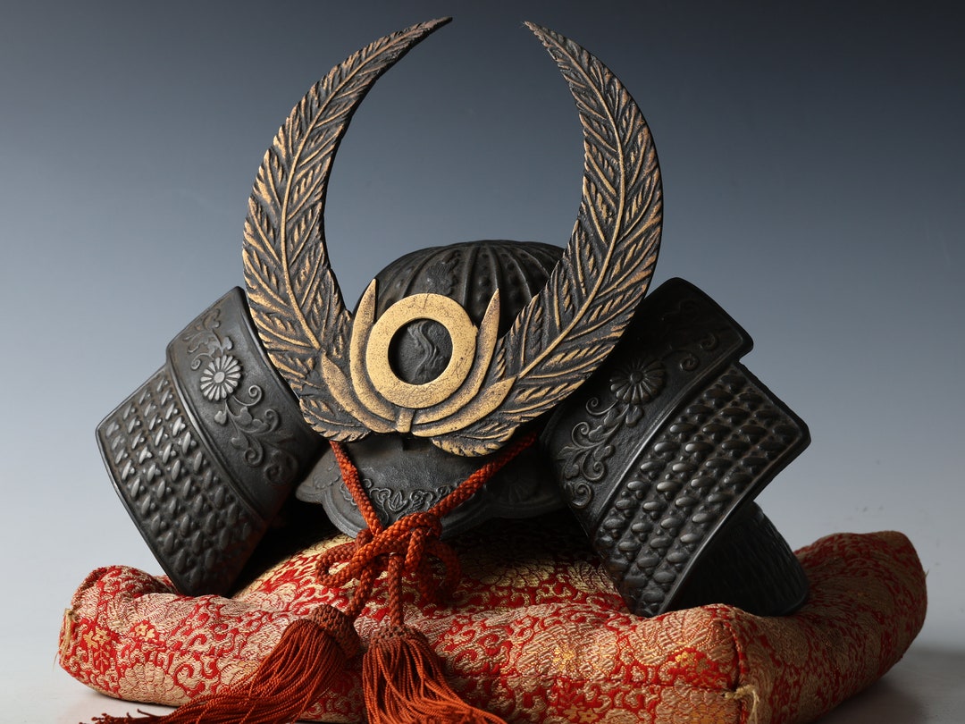 Japanese Old Vintage Samurai Helmet TOKUGAWA IEYASU Rare - Etsy