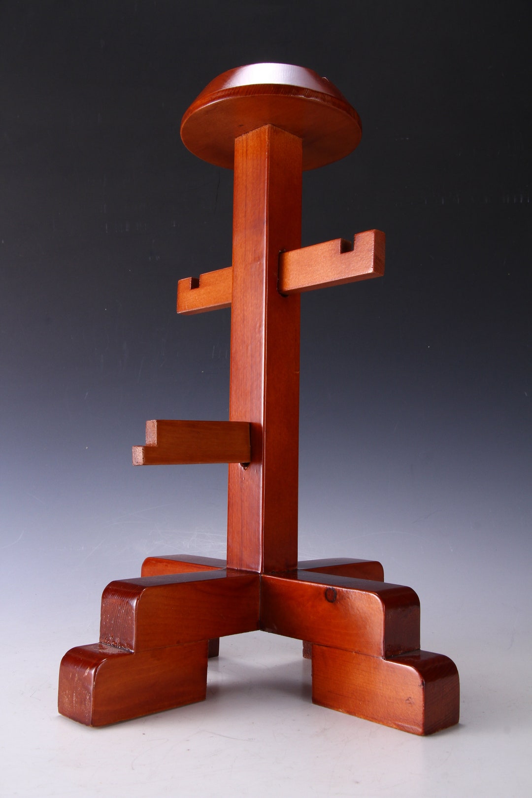 Wooden Helmet Stand for WEARABLE Samurai Kabuto NOT for Iron Helmet - Etsy