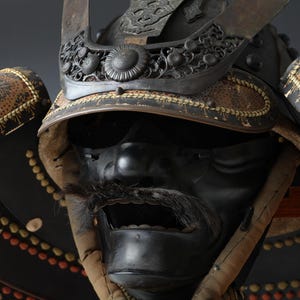 Japanese Old Vintage Samurai Wearable Kabuto Helmet With a Mask ...