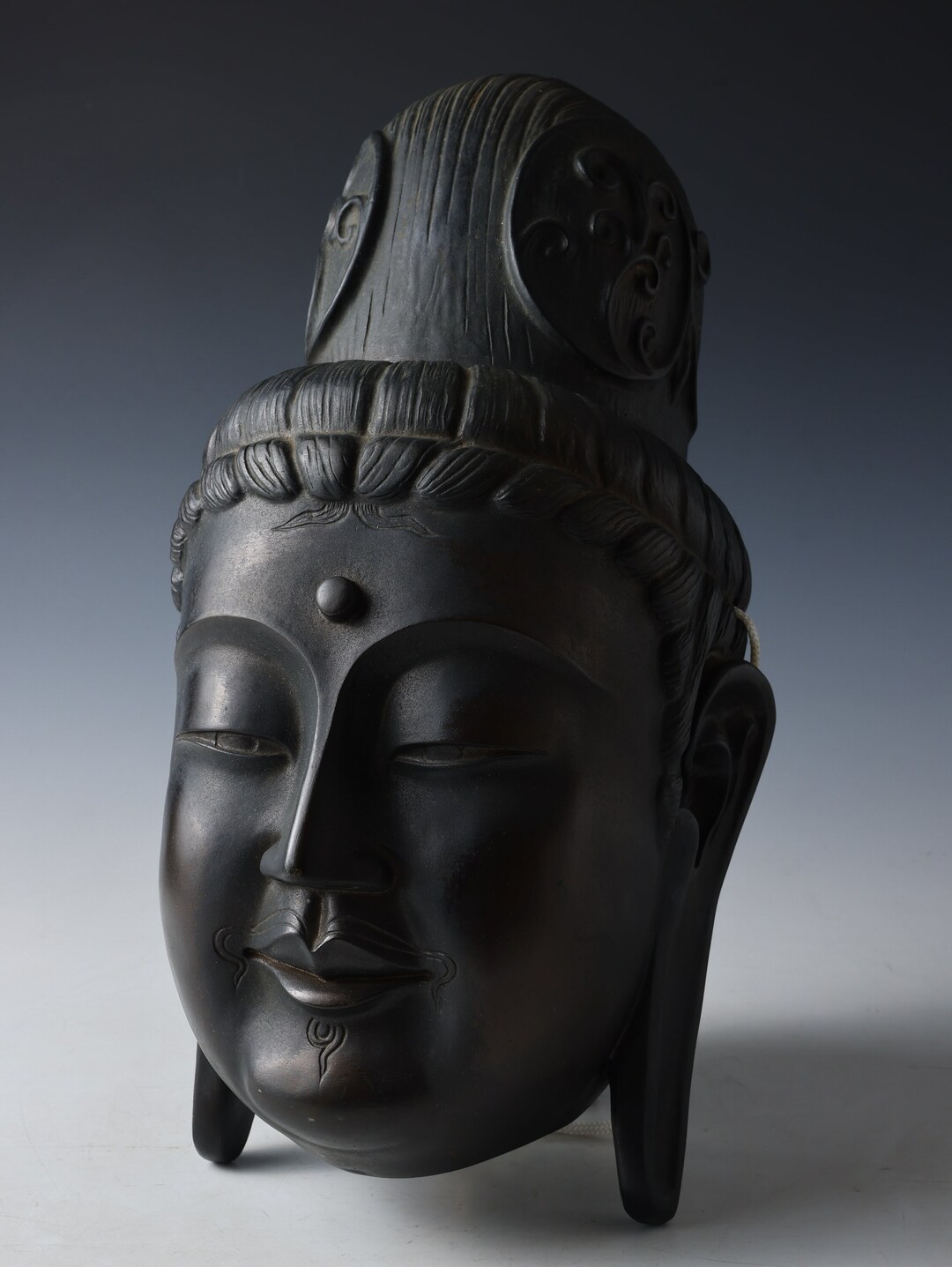 Beautiful Vintage Big Size Ceramic Buddhism Mask holy Buddha Showa ...