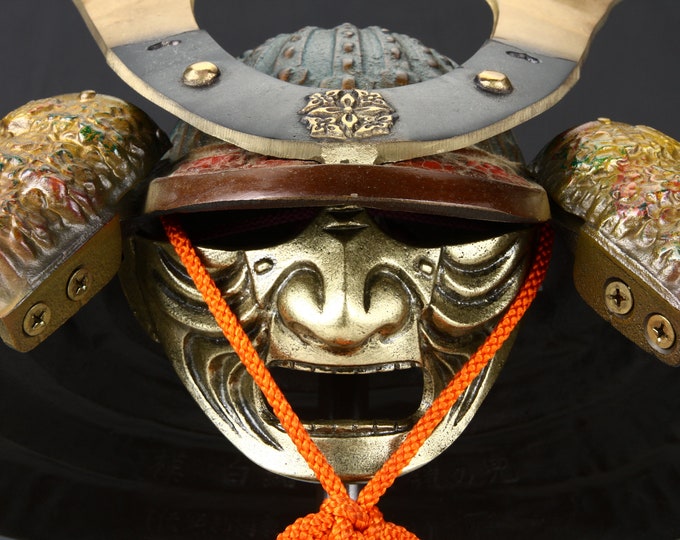 Japanese Old Vintage Samurai Wearable Kabuto Helmet marutake Kohnin ...