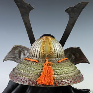 Vintage Japanese Samurai Helmet -dragon Kabuto- Genji Load Yoshiie - Etsy